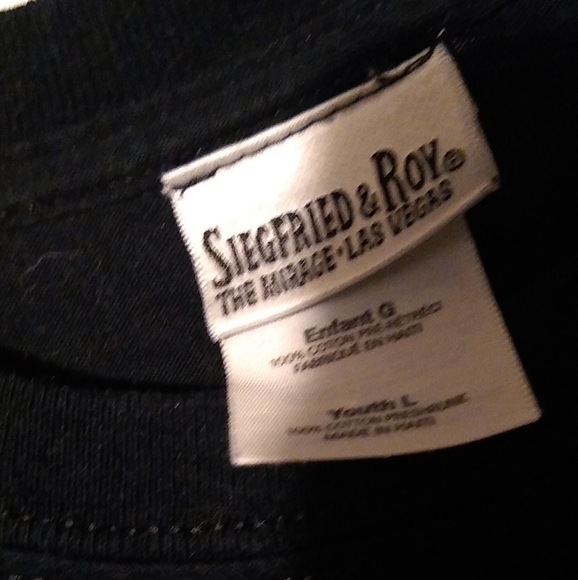 Siegfried and Roy | Shirts & Tops | Rare Black Siegfried And Roy Tshirt ...